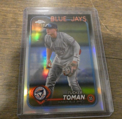 2024 Topps Pro Debut Tucker Toman Refractor /99 Blue Jays Rookie #PDC ...