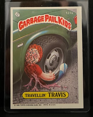 Garbage Pail Kids Series 4 1986 Travelin' Travis 127a | eBay