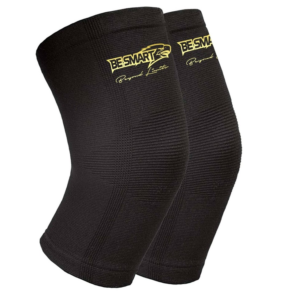 Elastic Knee Sleeve Support Brace for Joint Pain Injury Sprain Knee Cap ...