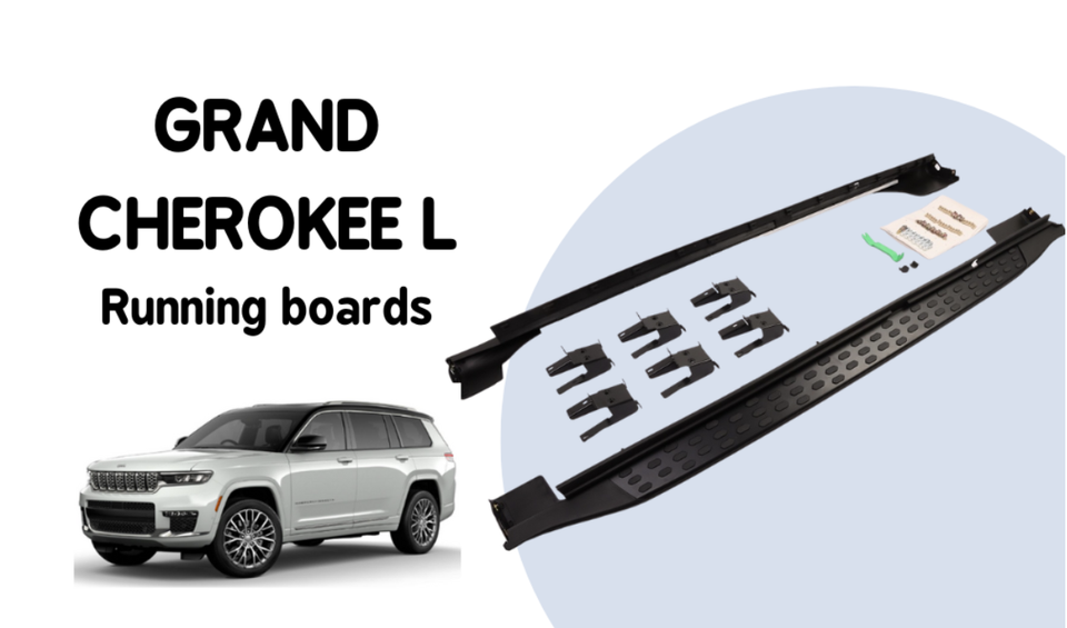 Side Steps Compatible with Jeep Grand Cherokee L 2021-2024 2025 Running ...