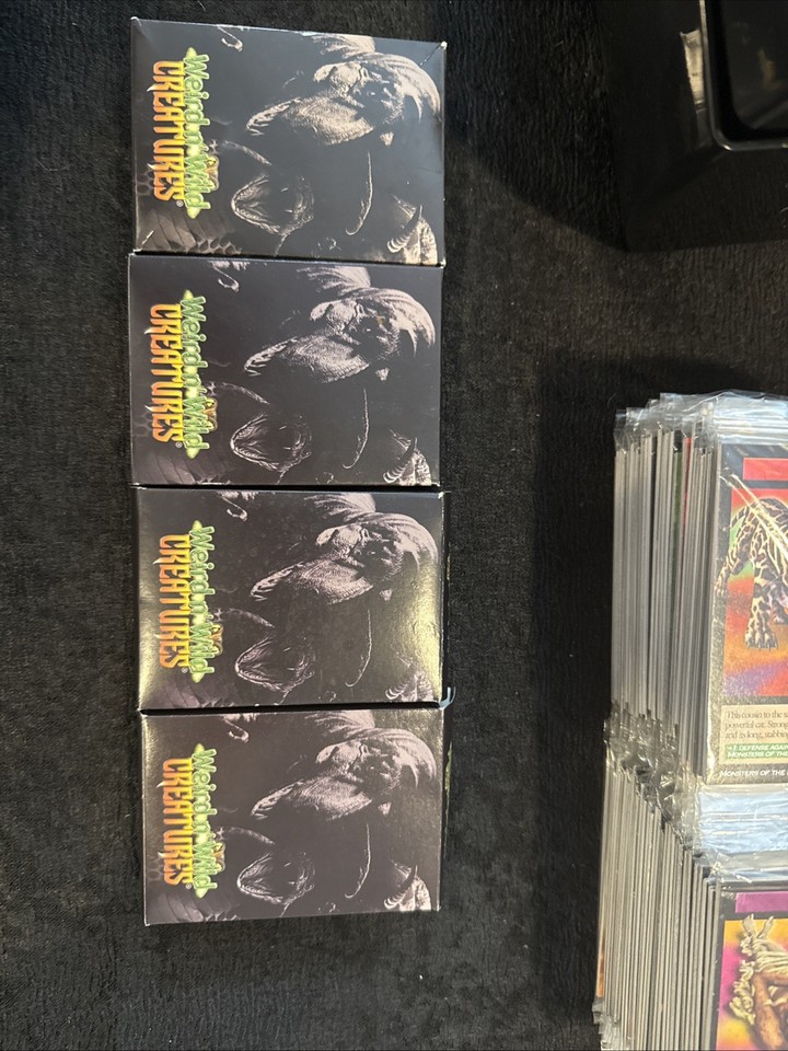 WEIRD N WILD CREATURES - 67 SEALED Packs Of Cards - 1,276 Cards Total ...