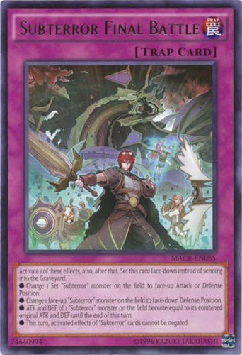 Subterror Final Battle - MACR-EN085 - Rare - Unlimited Edition ...