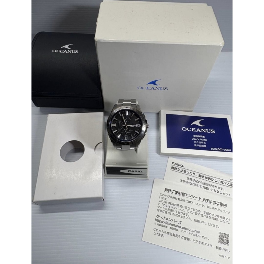 Box Included CASIO OCEANUS OCW T3000 Radio Solar Smar… - Gem