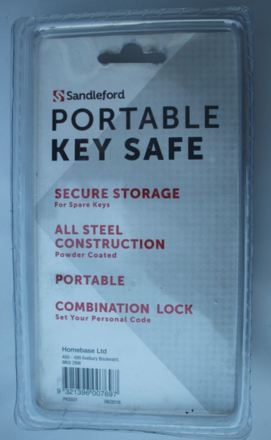Sandleford Portable Key Safe Storage Combination Lock Pkss01 for sale ...