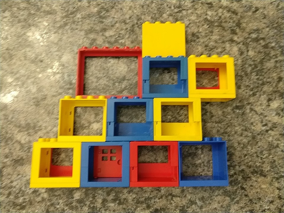 Lego Duplo Lot of Windows Doors & Clock Variety of Shapes & Colors Bulk ...