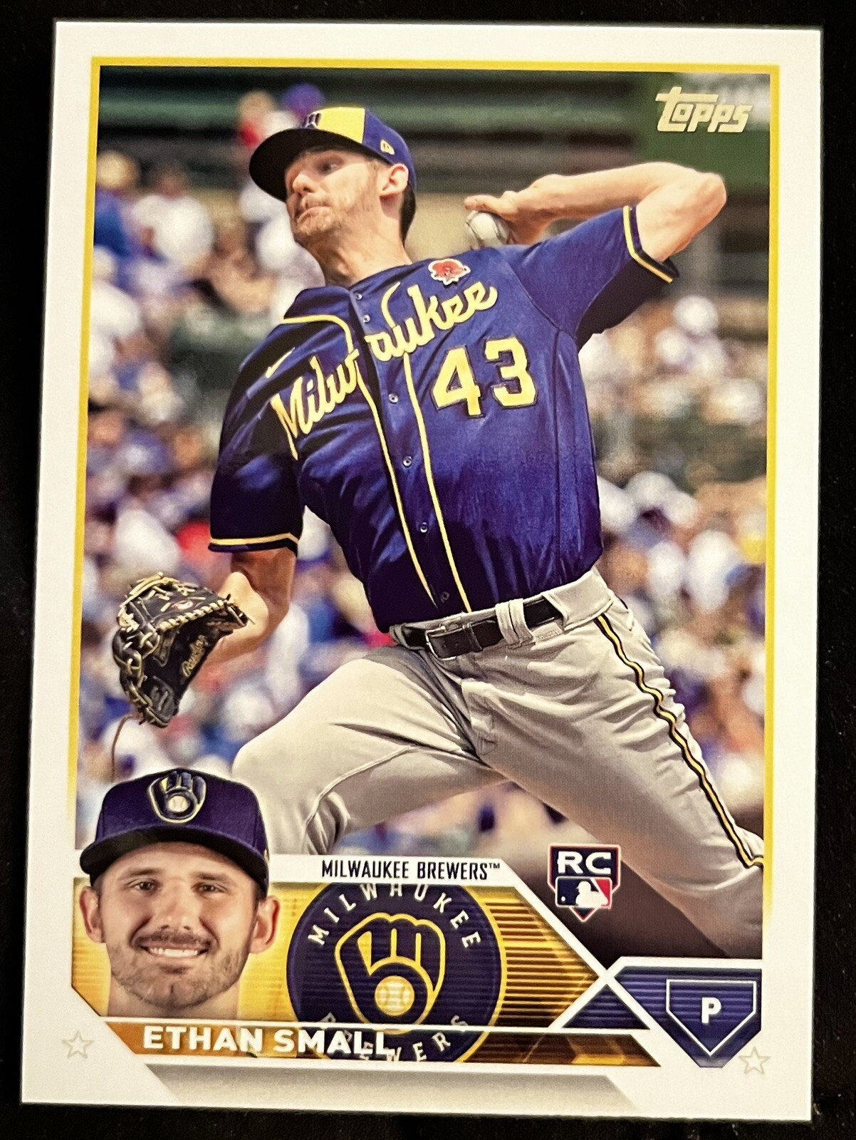 ETHAN SMALL RC 2023 Topps Series 1 Base Rookie Card #87 Milwaukee ...