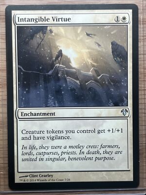 4X - Intangible Virtue - MTG - Magic Modern Event Deck #7 | eBay
