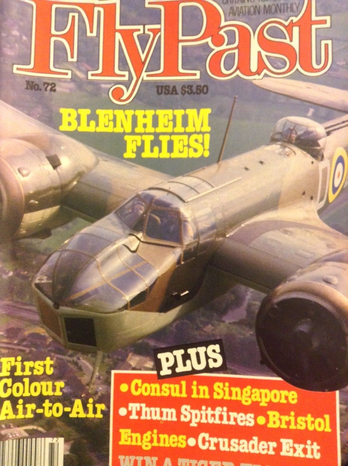 Fly Past Magazine Blenheim Flies & Consul No.72 July 1987 052418nonrh ...
