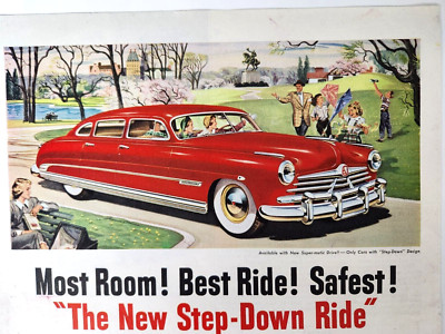 Hudson Commodore Sedan Car 1950 Vintage Ad Magazine Print Automobile | eBay