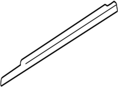 75710-50010 Toyota Moulding assy, front door belt, rh 7571050010, New ...