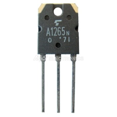 2SA1265 - 2SA 1265 - A1265 Transistor SI-P 140V 10A 100W | eBay