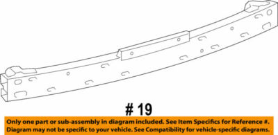 52023-08020 Toyota Reinforcement sub-assy, rear bumper 5202308020, New ...