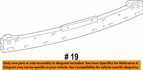 52023-08020 Toyota Reinforcement sub-assy, rear bumper 5202308020, New ...