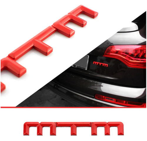 MTM Red Badge Emblem VW Golf Polo Scirocco Audi TT A1 S1 S3 A4 S4 RS4 ...