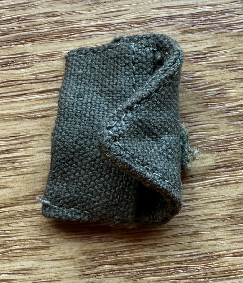 Vintage 1964 Early Issue HASBRO GI Joe CLOTH FIRST AID POUCH for BELT ...