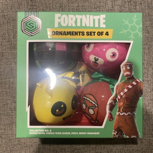 Epic Games Fortnite Ornaments, Set Of 4, New, Christmas Boogie, Cuddle ...