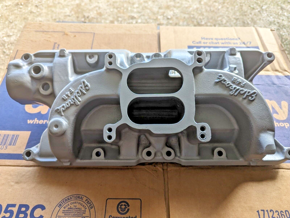 Edelbrock Hipo F4b Intake Mustang Gt Cobra Shelby 289 302 347 Sunbeam ...