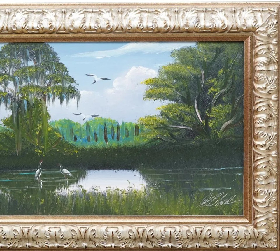 Al Black (American, 1947) Florida Highwaymen Painting On Masonit | eBay