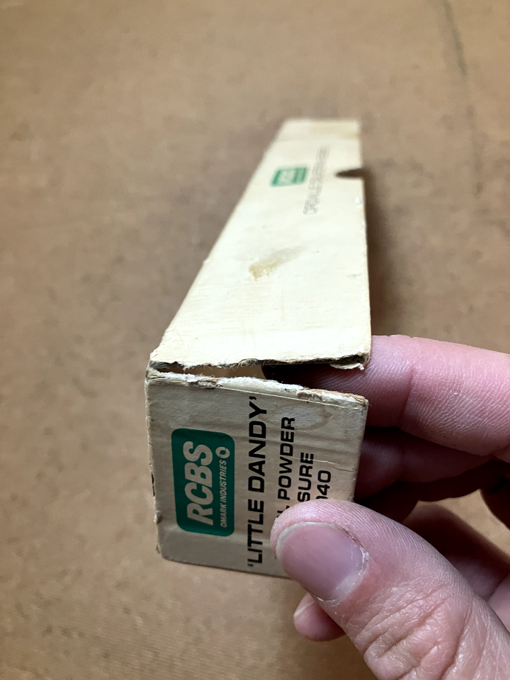 Little Dandy RCBS Powder Measure Drop Vintage Box | eBay