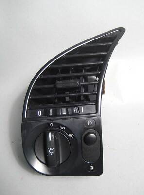 BMW E36 Headlight Fog Light Switch w Air Vent Panel 1992-1999 OEM USED ...