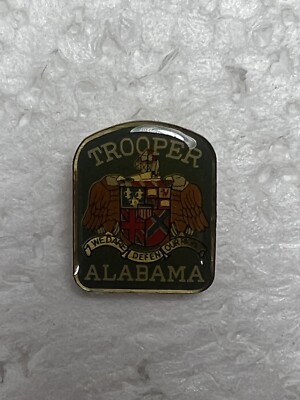 Alabama Trooper Patch Police Pin Lapel | eBay