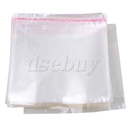 500PCS OPP Plastic Resealable Wrap Sleeve 160x155mm for CD DVD Case | eBay