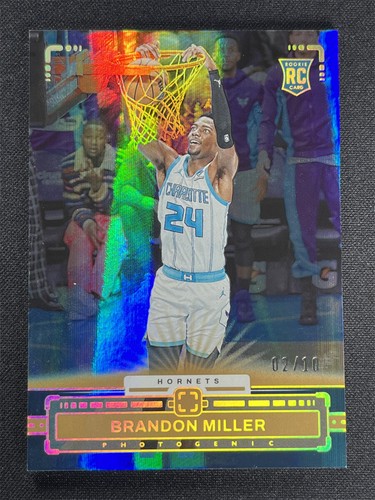 2023-24 Panini Photogenic Brandon Miller #183 Gold Rookies RC Hornets ...