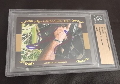 2011 LEAF CUT SIGNATURE EDITION BEN STILLER AUTO AUTOGRAPH 1/4 ACTOR ...