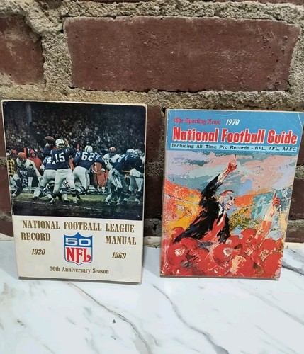 1969 1970 NFL OFFICIAL RECORD MANUAL GUIDES BALTIMORE COLTS KANSAS CITY ...