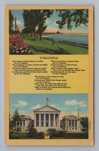 Poem Virginia Postcard | eBay