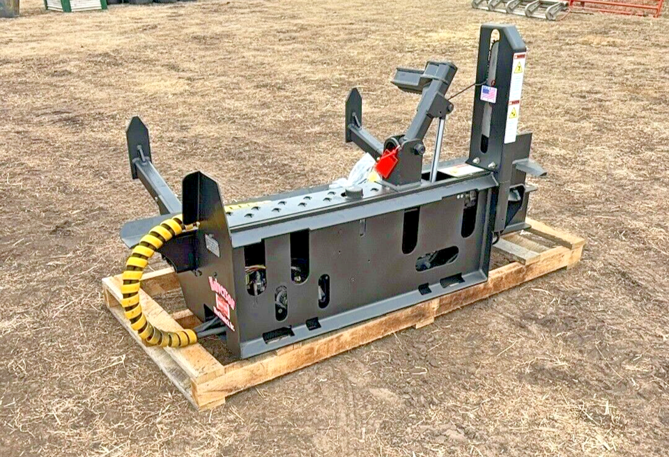 HWP-100 Firewood Wood Processor Log Splitter Forestry Skid Steer ...