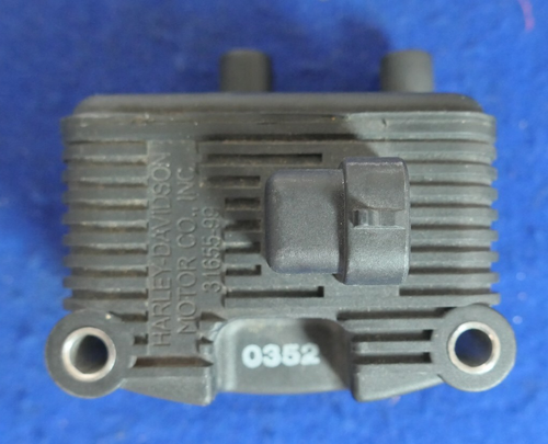 Genuine Harley Touring Dyna Softail CARBURETOR Dual Fire Ignition Coil ...