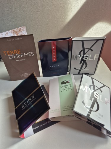 MENS AFTERSHAVE Bundle JOB LOT ysl Travel Mini prada le parfum Lacoste ...