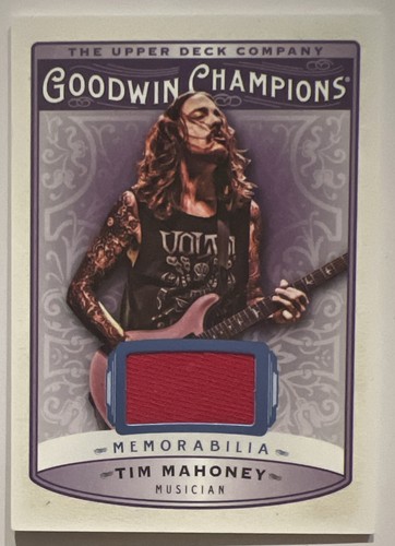 Tim Mahoney 2019 Upper Deck Goodwin Champions Memorabilia Relic #M-TM ...