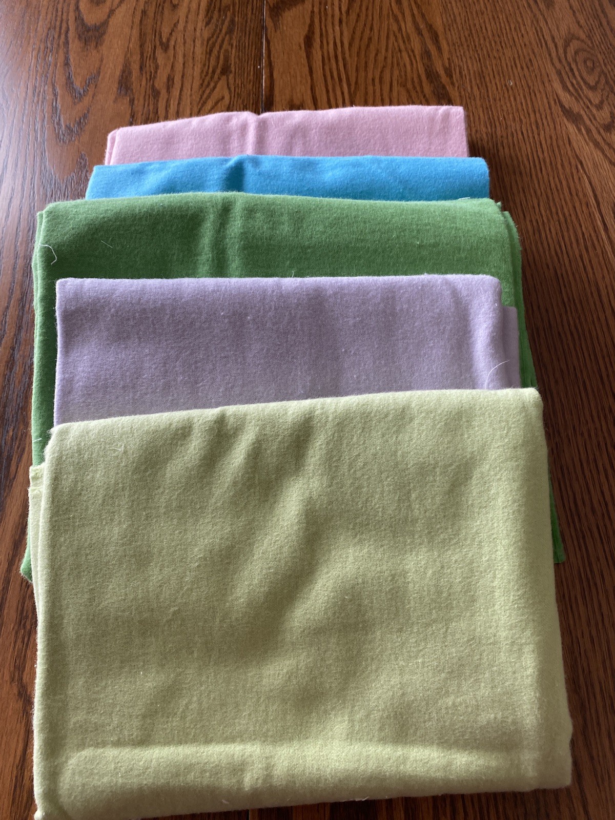 Flannel fabric, 5 (1) yard pastel fabrics for use or stash | eBay