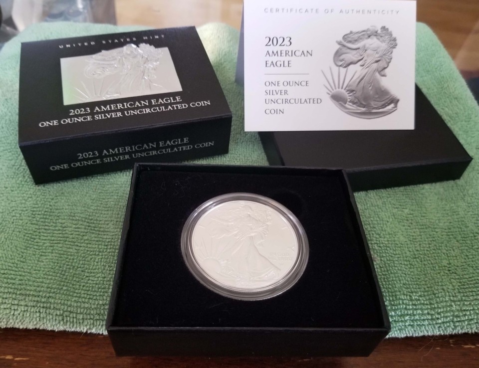 2023S American Eagle One Ounce Silver Proof Coin $1 COA OGP | eBay