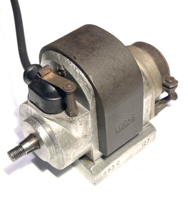 Lucas KM1 Magneto 1927 Vintage Veteran Pre War Pioneer Motorcycle Blue ...