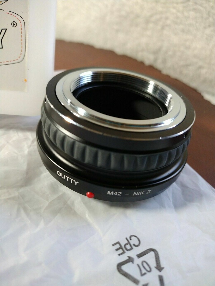 Gutty M42-Nik Z Adapter for M42 Screw Mount Lens to Nikon Z-Mount - (EX ...