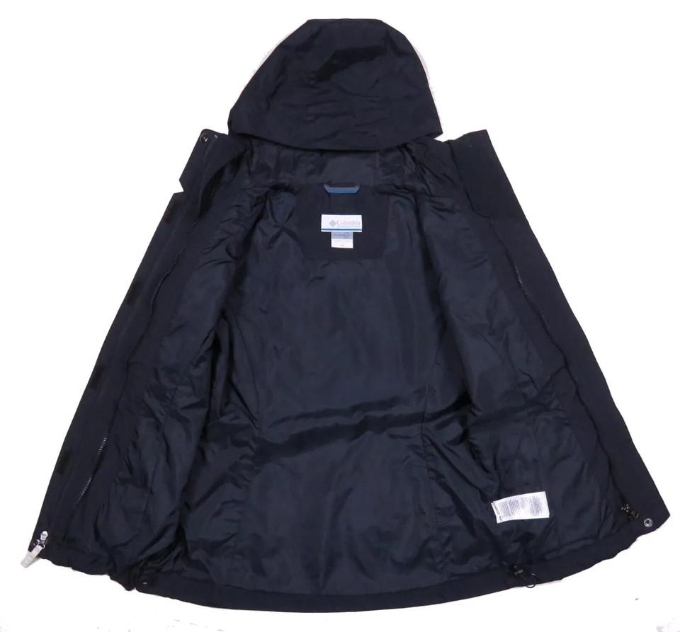 Columbia Omni Shield Rain Wind Water Resistant Womens Hooded Full Zip ...