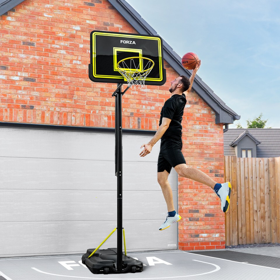 FORZA Adjustable Basketball Hoop And Stand System | Portable Basketball ...