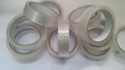Strong Sellotape Clear Tape Rolls 24 mm Wide x 66 Metres Parcel ...
