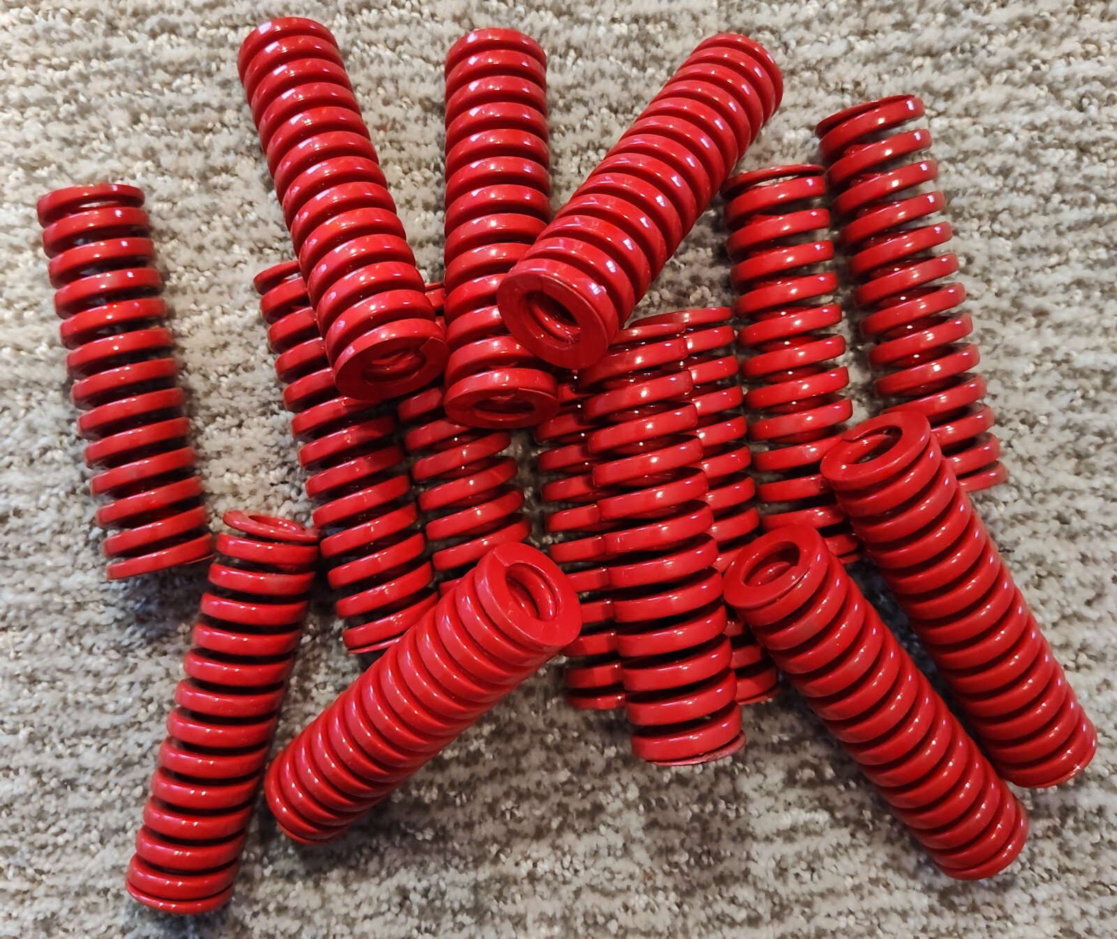 ,🗽RED COMPRESSION SPRINGS 1/2 ID X 1.0 OD X 3-1/2" OAL 15 PCS | eBay