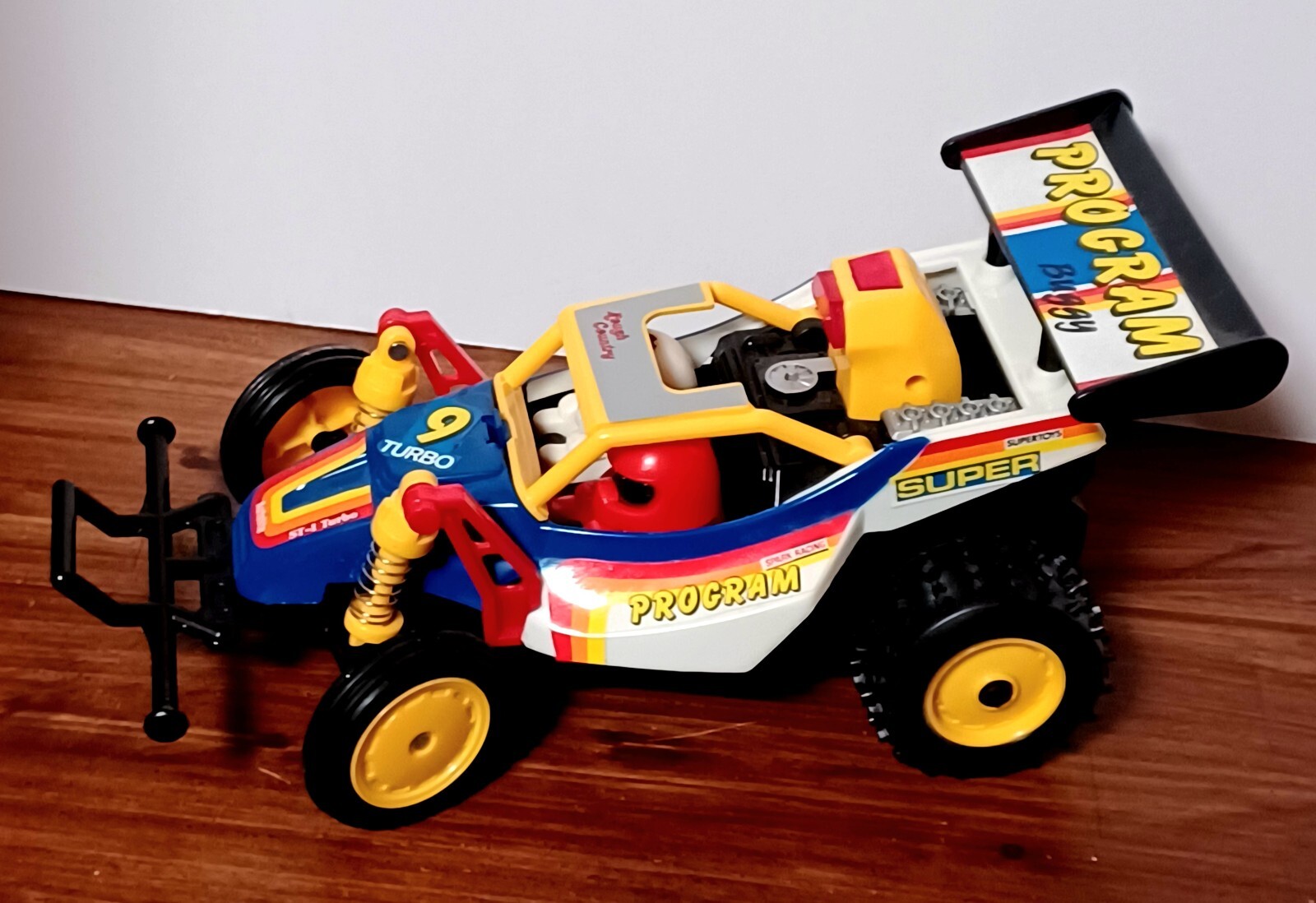 Supertoys Program Buggy Battery Operated Race Car 4 Different Drivers ...