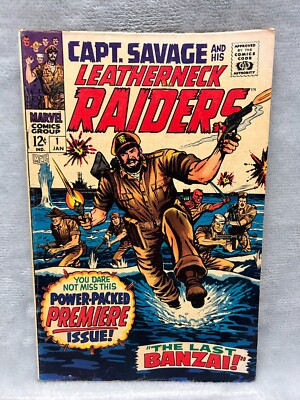 Capt Savage and his Leatherneck Raiders #1 Marvel Comics 1968 FN/VF | eBay