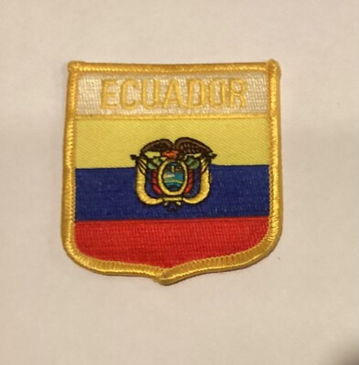 Ecuador Flag Shield Patch | eBay