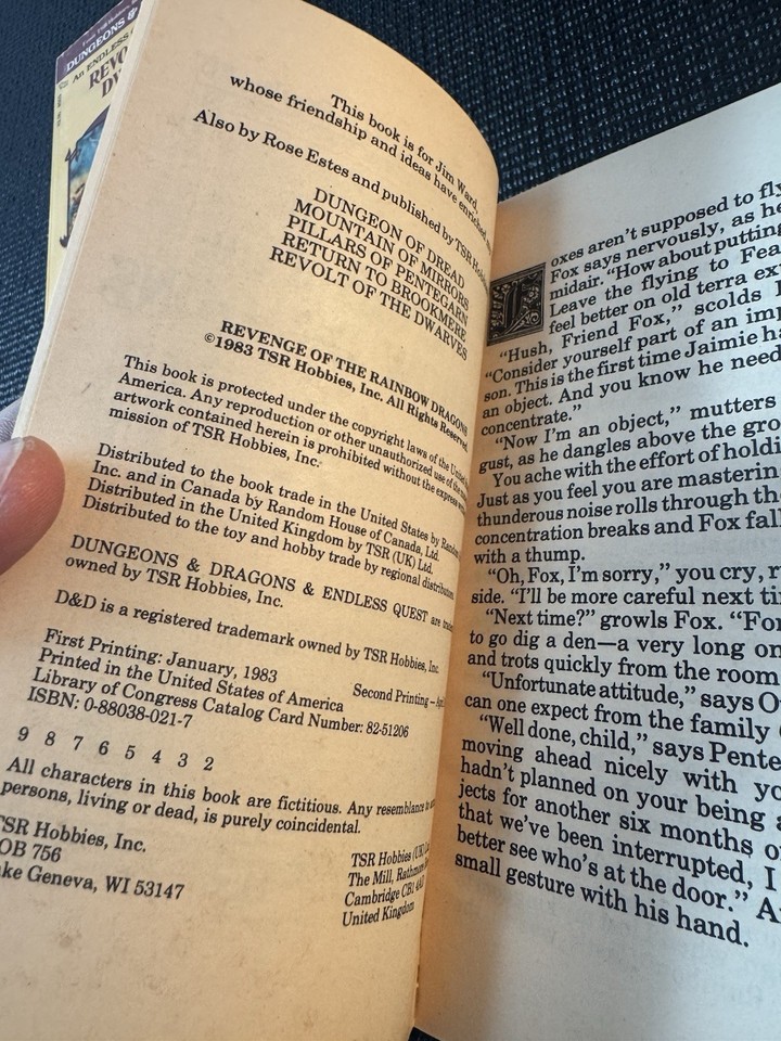 Vintage Dungeons And Dragons Endless Quest Books Lot Of 4 # 5, 6, 7, 8 ...