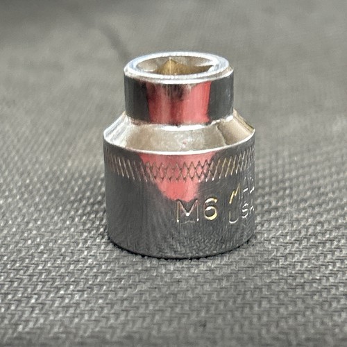 Mac Tools USA 1/4" Drive 6 Point 14mm Shallow Chrome Socket M6 14MMR | eBay