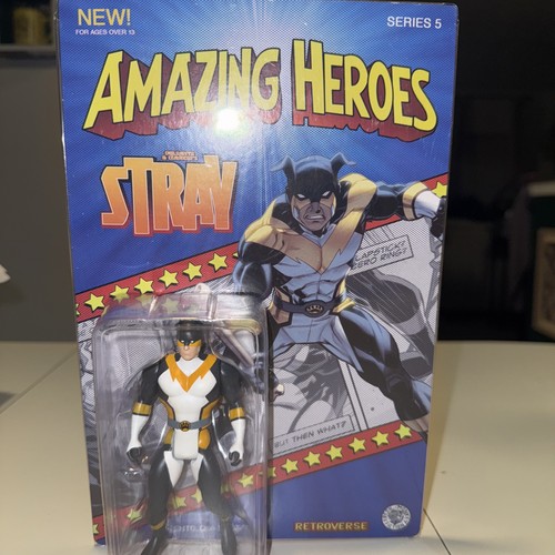 Fresh Monkey Amazing Heroes- Stray Action Figure Series 5 Retroverse | eBay