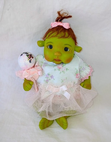 polymer clay baby Shrek miniature ooak dolls | eBay
