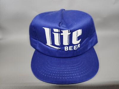 Vintage - Miller Lite - Blue - Sportcap - Mesh - Patch - Trucker Hat ...